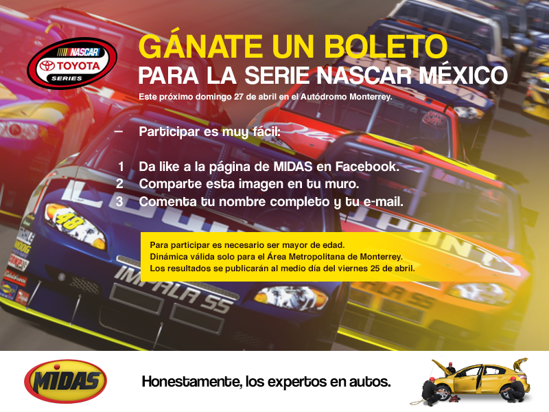 MIDAS – serie nascar – Fernando Ortiz